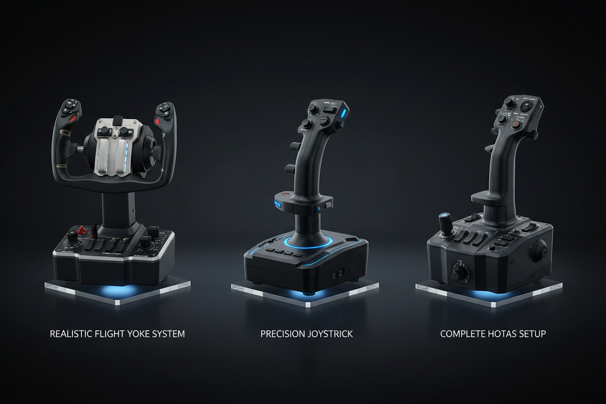 Yoke vs Joystick vs HOTAS: Choose the Right Flight Sim Controls (2026 ...